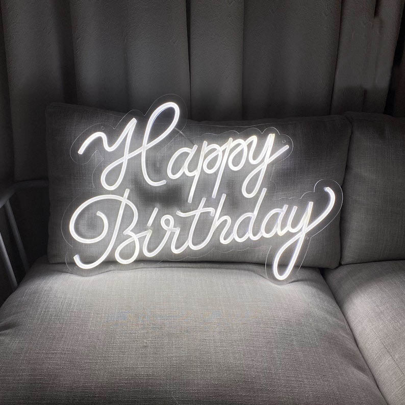 Happy Birthday Lighted Sign