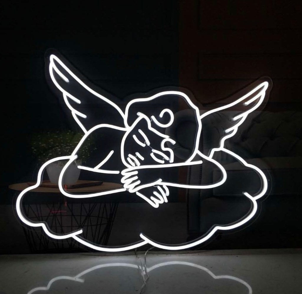 White Color Neon Signs | Custom White Neon Light Signs – LUCKYNEON