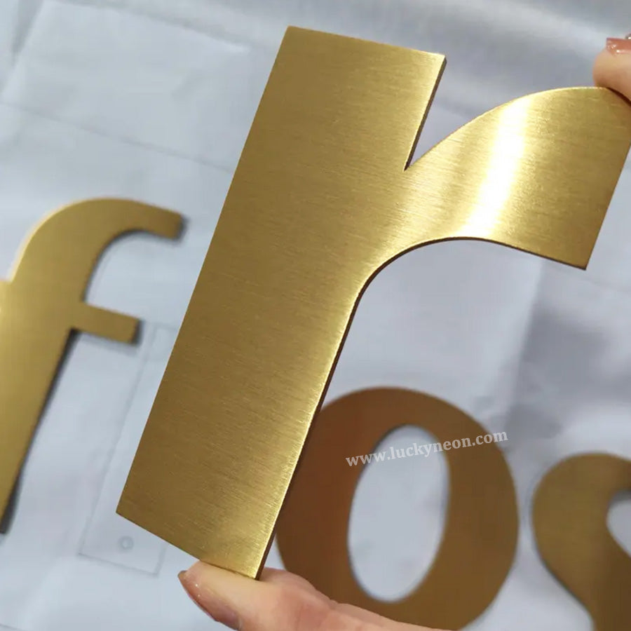 Custom Flat Cut Letter Signs - Laser-Cut Wall Logos for Business ...