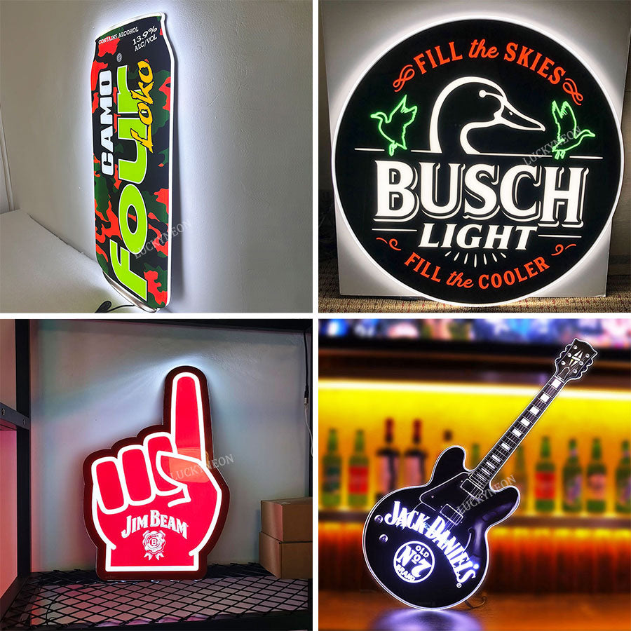 Custom Logo Ultra-Thin Acrylic Light Box Sign | LED Business Signage ...