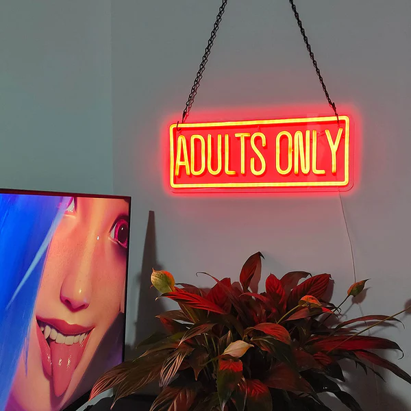 Adults Only Neon Sign, bar Neon sign – LUCKYNEON