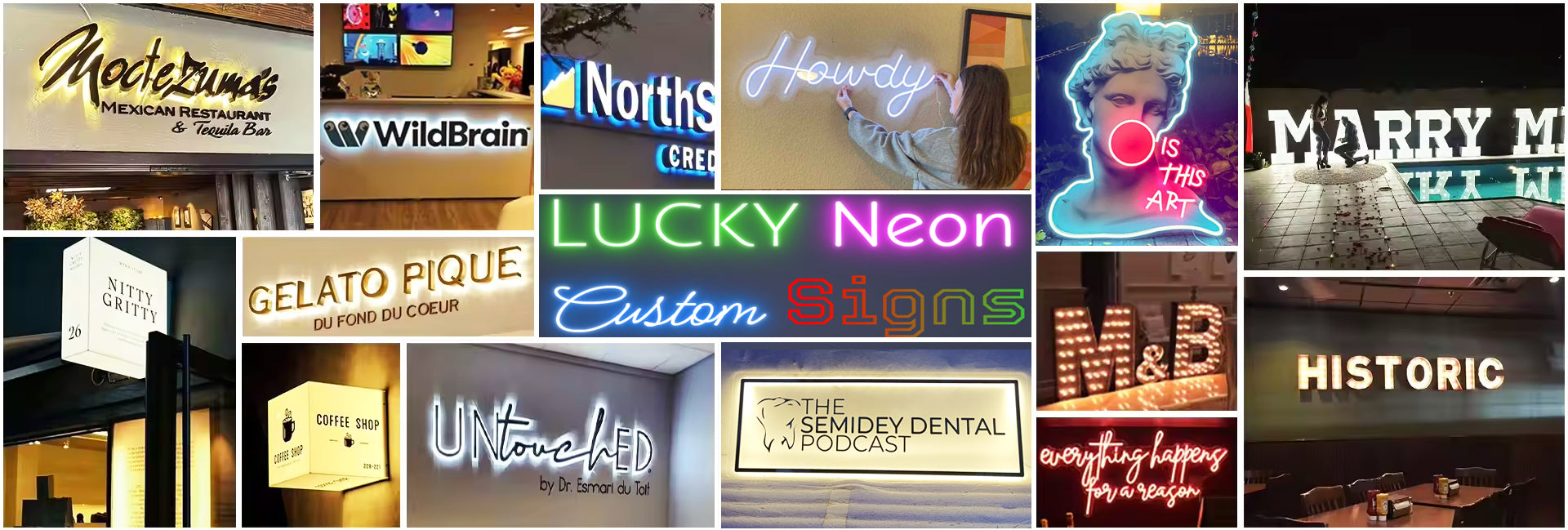 Custom Neon Signs Low Price, Custom LED Neon Light Signs in USA – LUCKYNEON