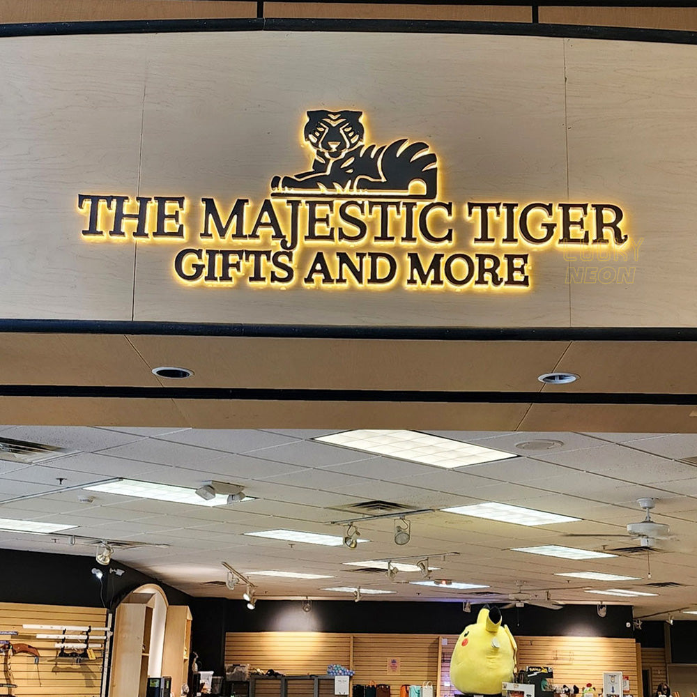 LED 3D Metal Backlit Letters - Custom 3D Signs for Storefronts, Malls ...