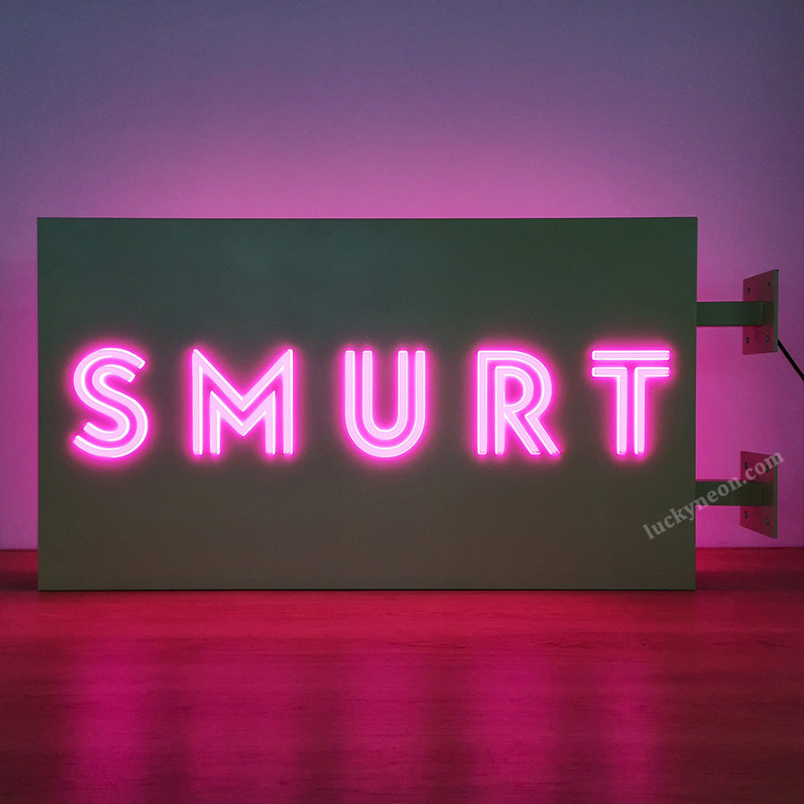 Blade Sign with 3D Illuminated Letters - Custom Business Light Box Sign ...