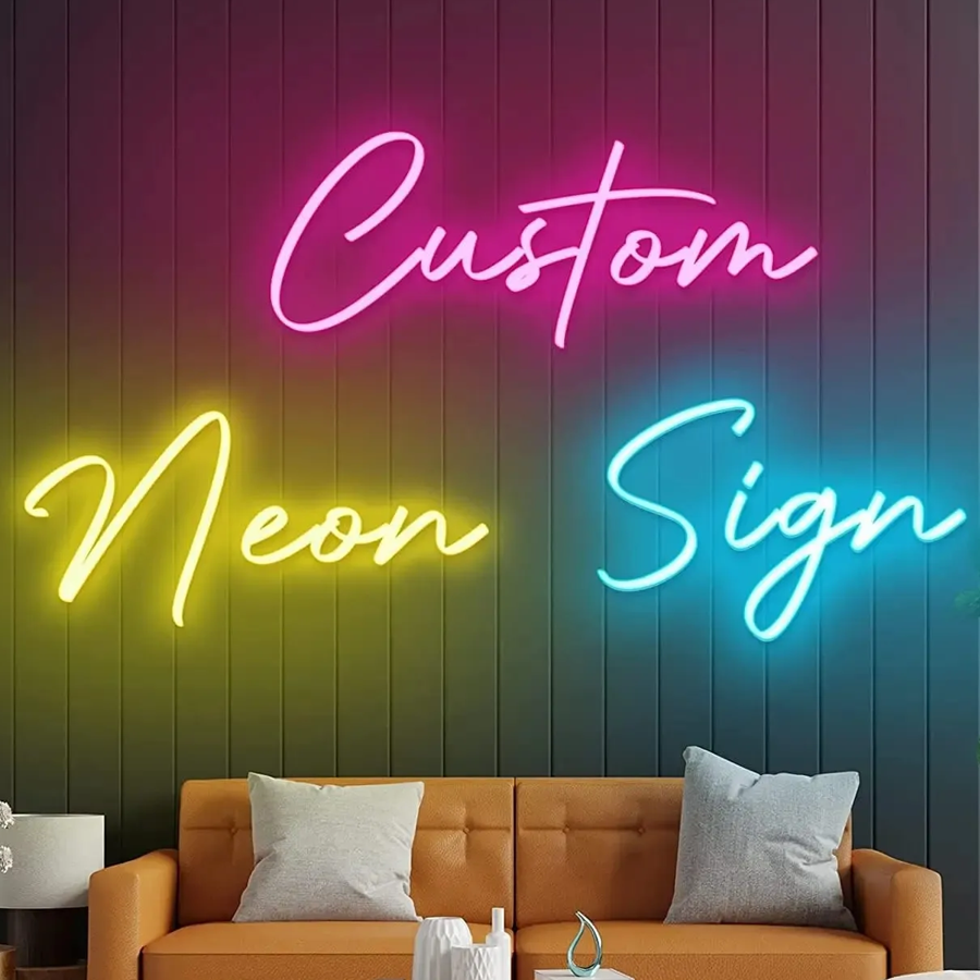 Neon Sign Custom Logo For Aesthetic, Business, Gift, Wedding, Bedroom ...
