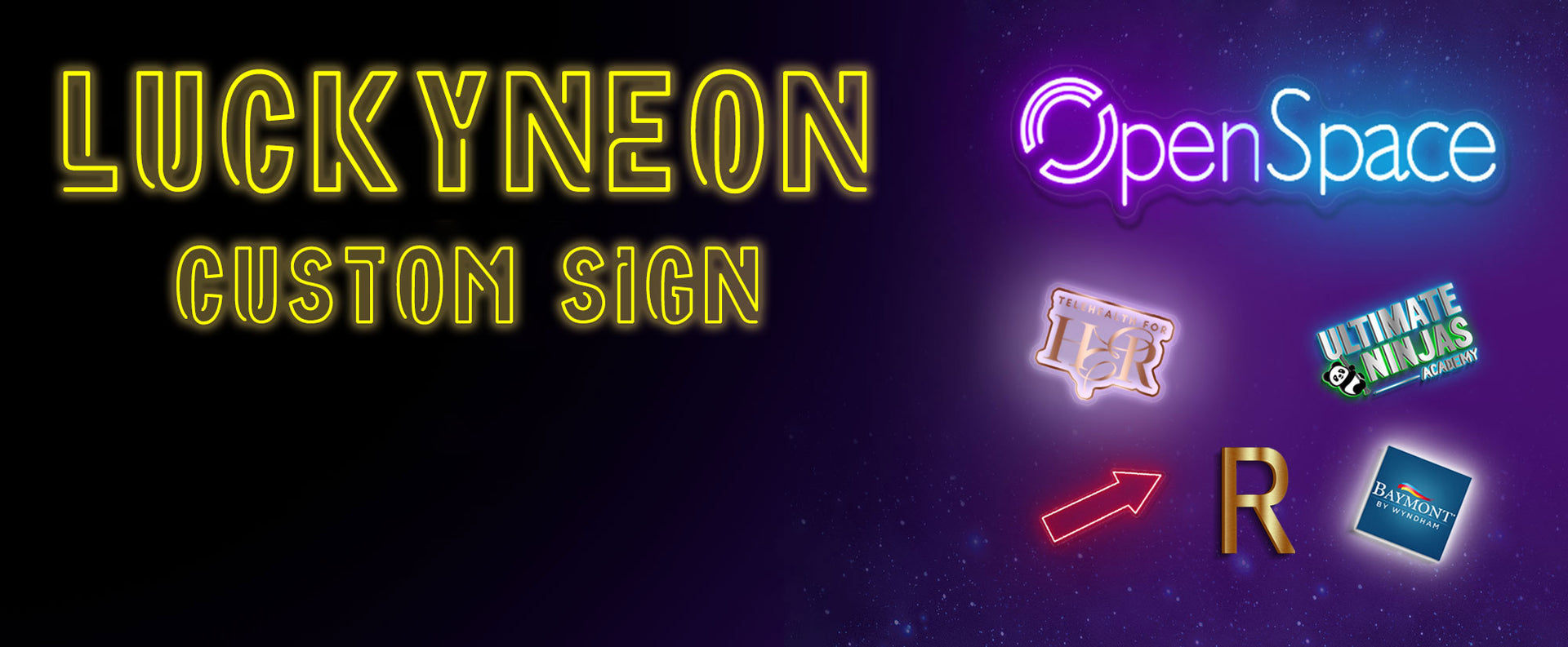 Custom Neon Signs Low Price, Custom LED Neon Light Signs in USA – LUCKYNEON