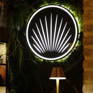 Metal Backlit Light Box Sign Perfect for any business, salon, reception ...