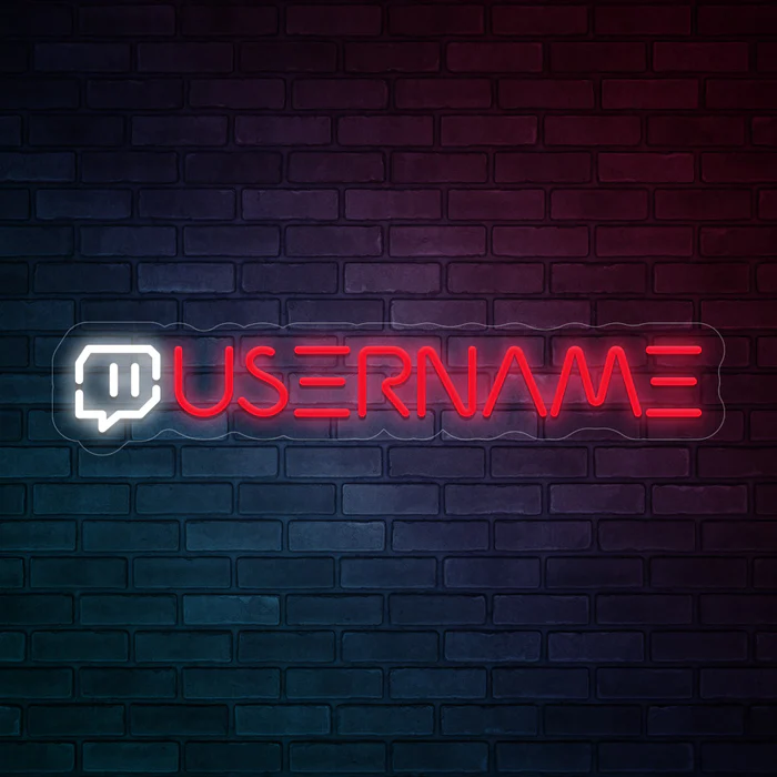 Neon Username Sign for Store, USERNAME Neon Sign for business – LUCKYNEON