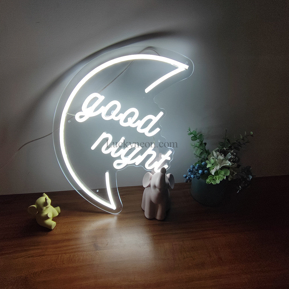 Good Night Neon Sign, goodnight neon sign, Bedroom Neon Sign – LUCKYNEON
