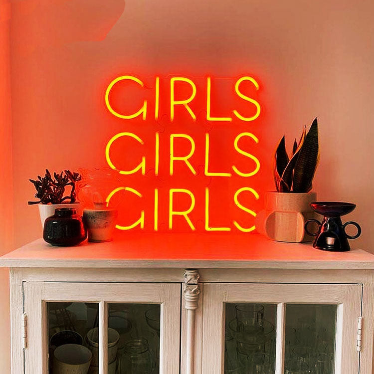 Girls Girls Girls Neon Sign| neon girl sign – LUCKYNEON