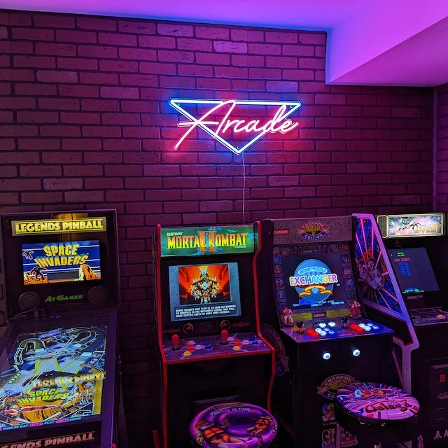 Arcade Room Neon Lights