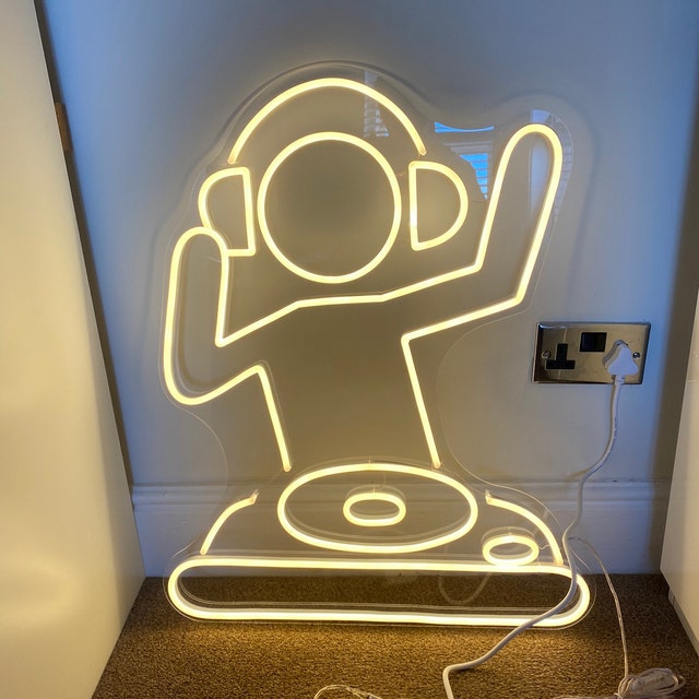 DJ Neon Sign, disco neon sign, neon bar sign DJ MUSIC NEON SIGN – LUCKYNEON