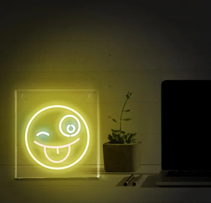 Wink Neon Sign | Nightclub Neon Sign, Cute Neon Sign – LUCKYNEON